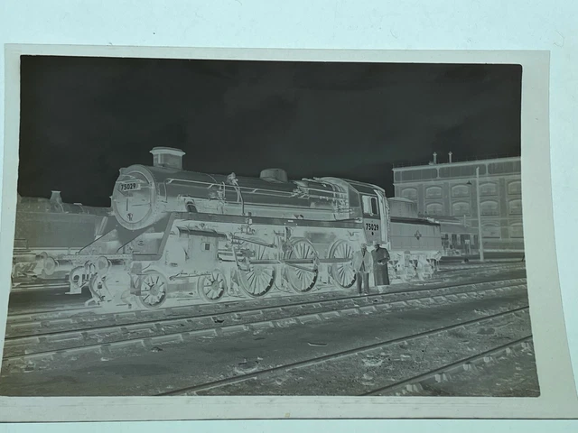 STEAM LOCO LOCOMOTIVE 75029 Railway Negative 3T-6 £4.99 - PicClick UK