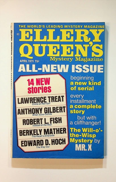ELLERY QUEEN'S MYSTERY Magazine Vol. 57 #4 VF 1971 £22.14 - PicClick UK