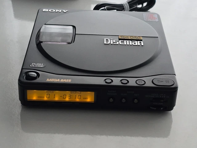 VINTAGE SONY DISCMAN Personal CD player D-99 Walkman Full Metal Body D ...