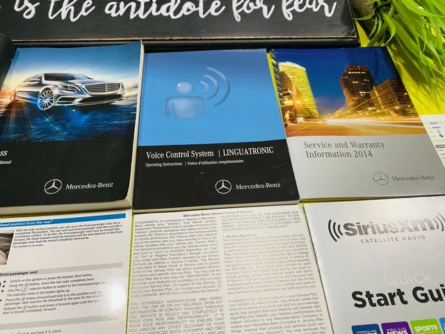 💥 2014 MERCEDES S Class S400 S550 S600 S63 S65 Amg Owners Manual Amg ...