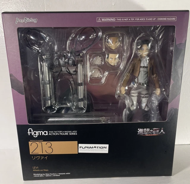 FIGMA 213 ATTACK on Titan Levi Ackerman Figma Max Factory (Authentic) £ ...