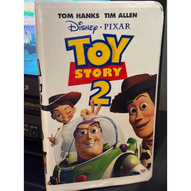 TOY STORY 2 VHS clamshell with mail inserts y2k cartoon animated Disney ...