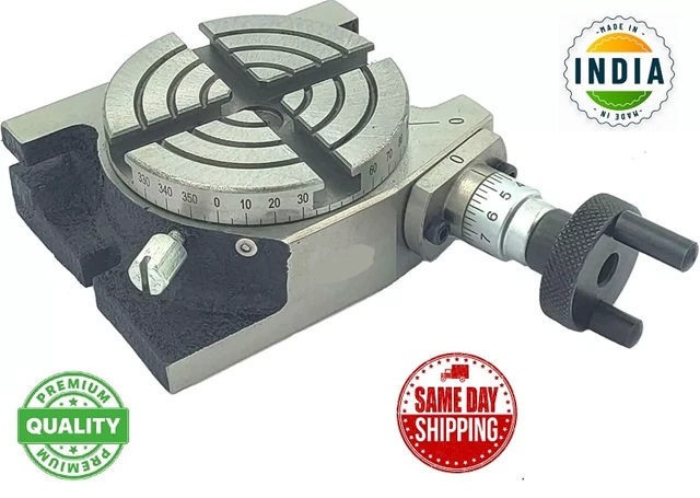 ROTARY TABLE 3 inch- 80mm Horizontal & Vertical Model Rotary, Milling ...
