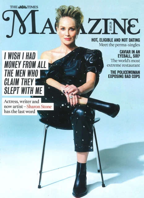 TIMES MAGAZINE : Sharon Stone, Leo Reich, Caitlin Moran, Giles Coren ...