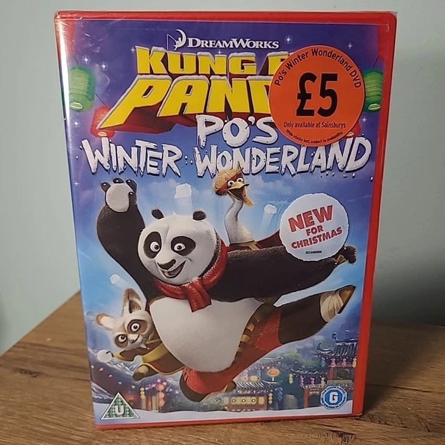 KUNG FU PANDA Po’s Winter Wonderland (2012) DVD Jack Black, Angelina ...