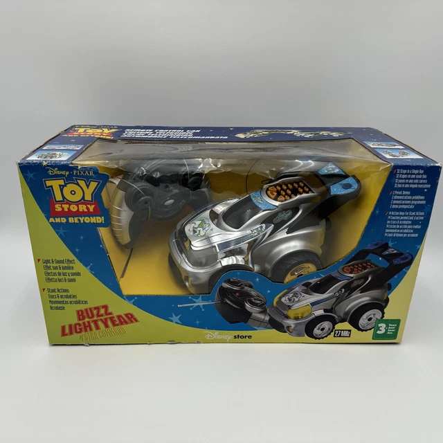 BUZZ LIGHTYEAR OF Star Command 2001 Toy Story Remote Control Car Set ...