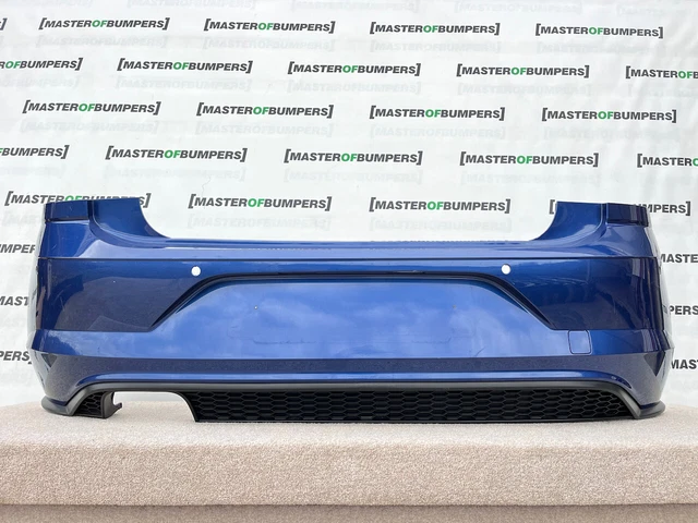 VW POLO GTI R Line Mk6 2018-2022 Rear Bumper Blue 4 Pdc Genuine [V767 ...