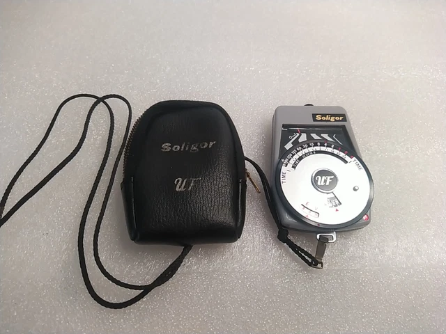 COLLECTABLE VINTAGE RARE Soligor UF Light Meter and Case Retro £16.11 ...