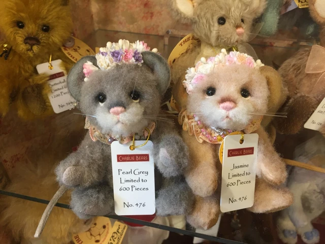 CHARLIE BEARS MINIMO Jasmine Minimo Pearl Grey Limited Edition 476/600 ...