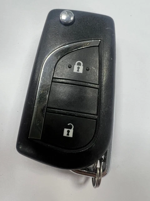 GENUINE TOYOTA 2 Button Remote Flip Key Fob Tested Denso 12Bec !! £22. ...