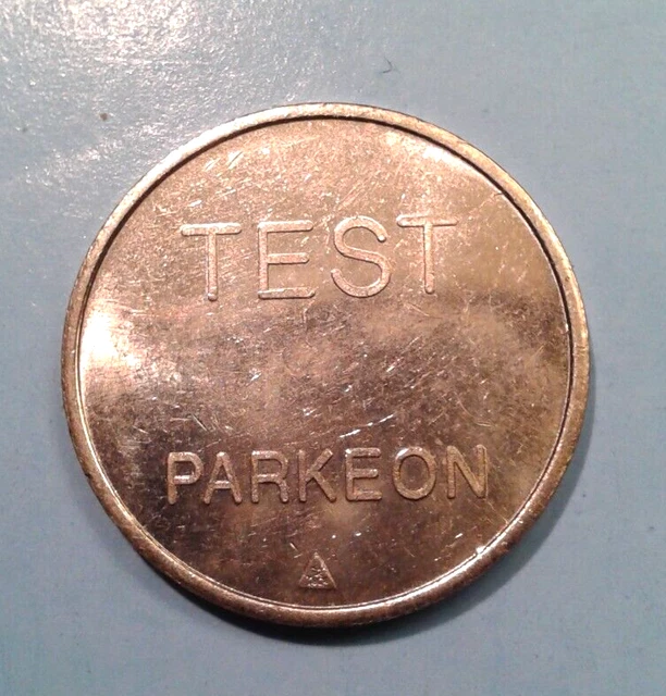 UNITED STATES TEST PARKEON Parking token 1990. $2.99 - PicClick CA