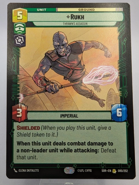 STAR WARS UNLIMITED Rukh RARE #085 $2.00 - PicClick AU