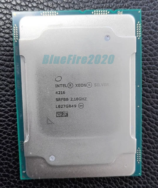 INTEL XEON SILVER 4216 SRFBB 2.10 GHz 16 Core Server FCLGA3647 CPU ...