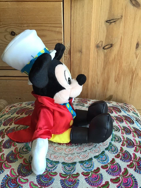 DISNEYLAND PARIS TOON Circus Disney Ringmaster Mickey Mouse Plush Soft ...