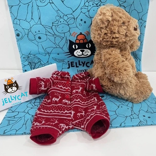 RARE JELLYCAT BARTHOLOMEW Bear Winter Pyjamas - Collector's Edition ...