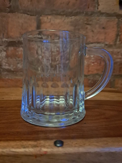 VINTAGE M & B Dema Tudor Heavy Half Pint Glass Tankard - Made in ...