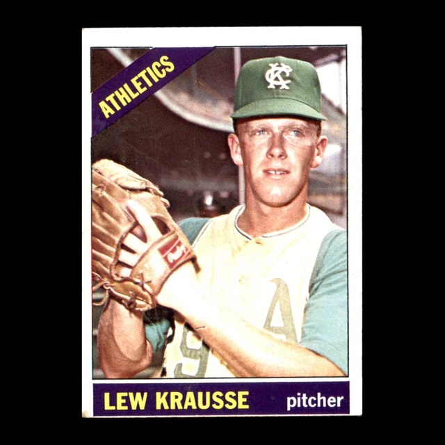 ENSEMBLE VINTAGE LEW Krausse 1966 Topps Kansas City Athletics #256 ...