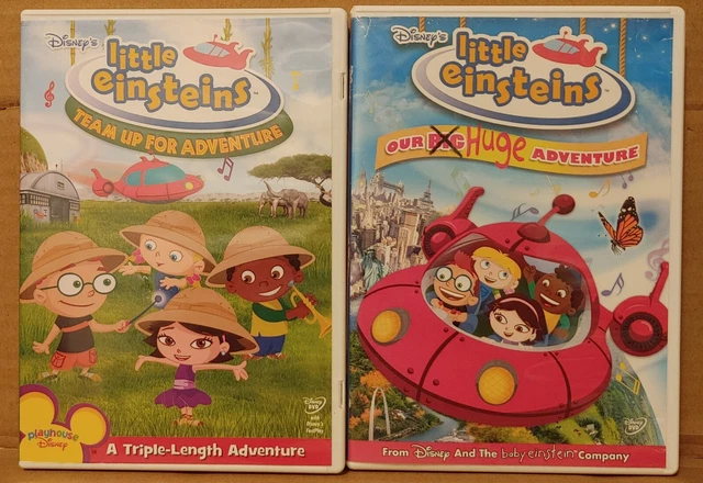 DISNEY LITTLE EINSTEINS Team Up For Adventure & Our Huge Adventure DVD ...