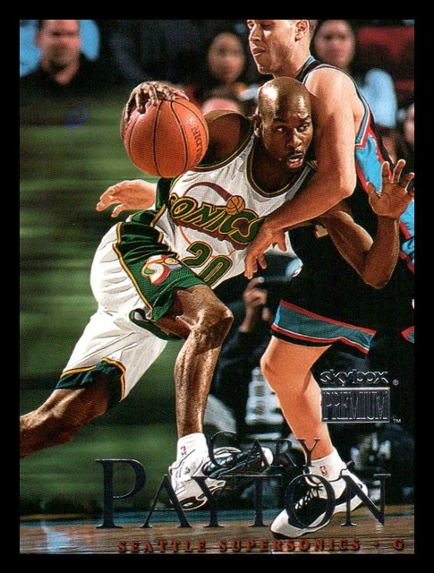1999-00 SKYBOX PREMIUM #26 Gary Payton NBA Basketball Seattle ...