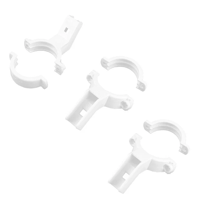PLASTIC SINGLE DISH LNB Bracket Holder Mount 40mm Dia White 3 Pcs for ...