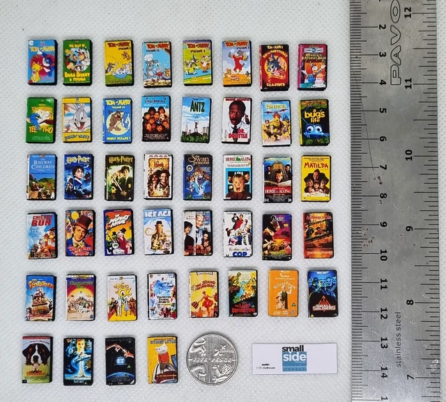 DOLLS HOUSE MINIATURE 1:12 scale Family/Animation Movie VHS - Choose ...