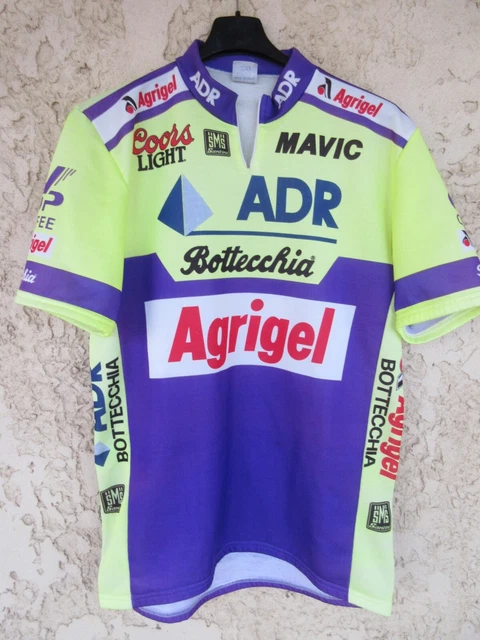 MAILLOT CYCLISTE ADR AGRIGEL 1989 vintage Greg LEMOND shirt jersey ...