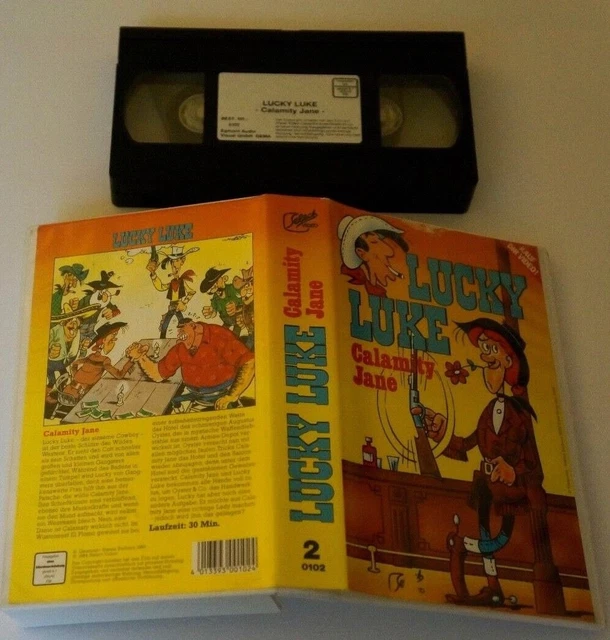 HANNA BARBERA LUCKY LUKE Calamity Jane VHS Anime Cartoon Tape Germany ...