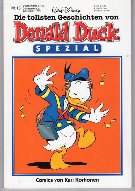 LE PIÙ GRANDI Storie Di Donald Duck/Opuscolo Speciale 13/1A Edizione ...