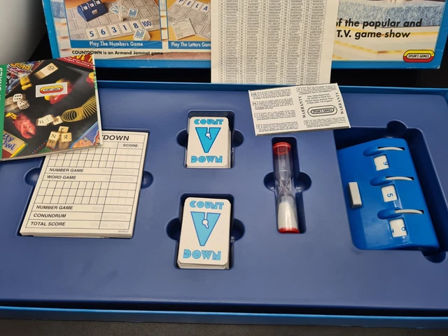 VINTAGE COUNTDOWN BOARD Game by Spear's Games 1993 Version $14.33 ...