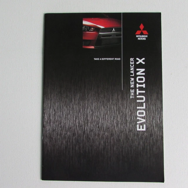 MITSUBISHI LANCER EVOLUTION X Brochure incl. GSR-FQ-360, GSR FQ-330 ...