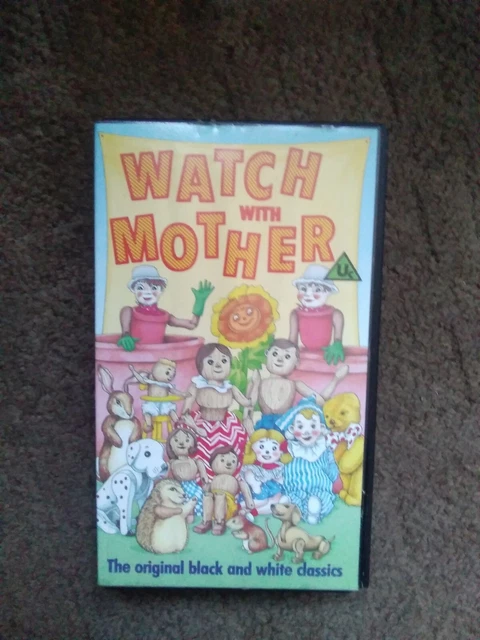WATCH WITH MOTHER Vhs Video +Andy Pandy, Bill And Ben, Weed,Wooden Tops ...