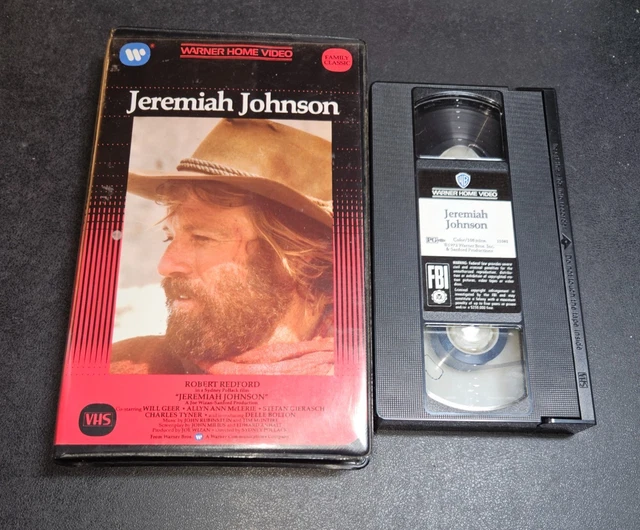 JEREMIAH JOHNSON (VHS, 1972) Robert Redford Rare Warner Big Box ...