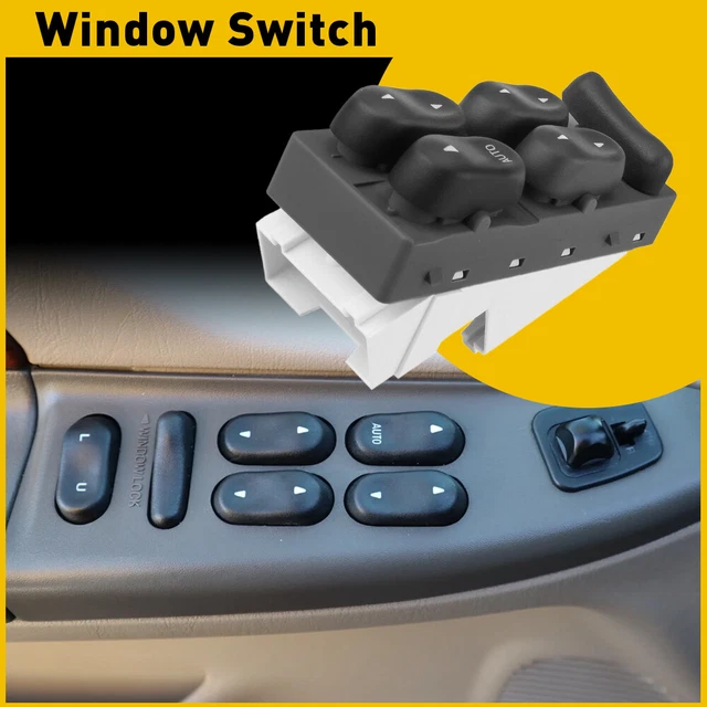MASTER DRIVER SIDE Power Window Switch For 1999-2001 Ford F250 F350 ...