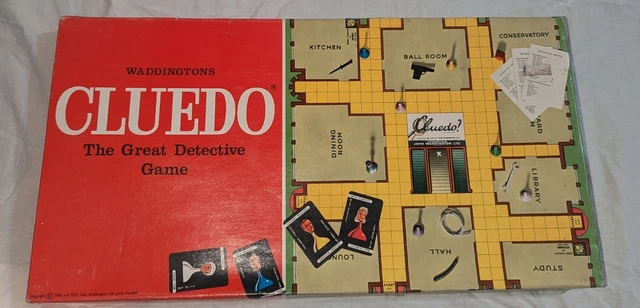 CHOOSE PARTS VINTAGE Cluedo 1972 Game Replacements/Spares Cards Tokens ...