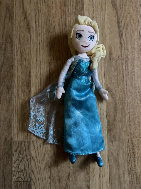DISNEY STORE FROZEN Elsa Soft Plush Toy Doll 19" Tall £12.95 - PicClick UK