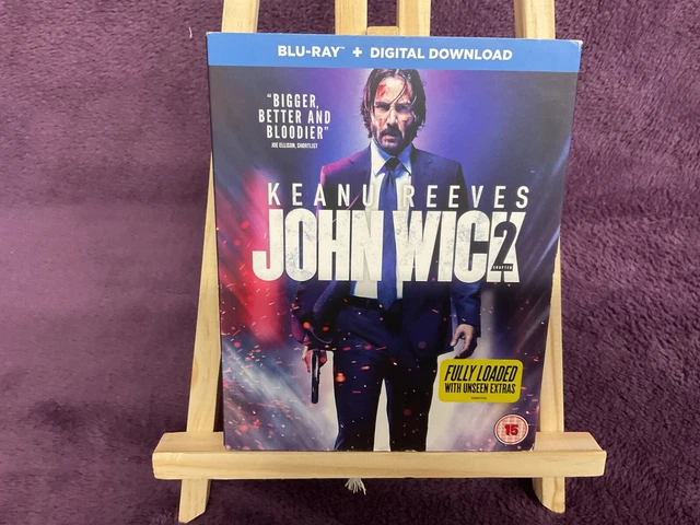 JOHN WICK: CHAPTER 2 Blu-Ray (2017) Keanu Reeves, Stahelski (DIR) cert ...
