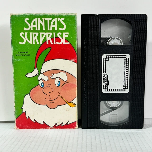 SANTA'S SURPRISE 1990 VHS Tape 30 min Children's Cartoon Favorites ...
