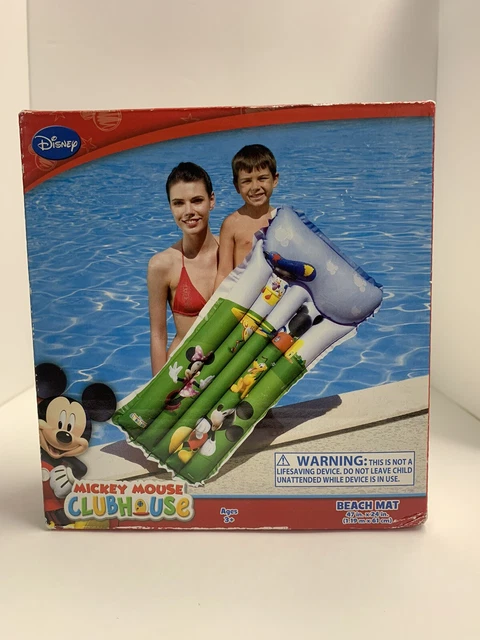 DISNEY MICKEY MOUSE Clubhouse 47” X 24” Beach Mat $5.97 - PicClick