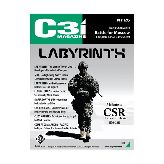 GMT C3I MAG #25 W/Bataille pour Moscou - Opération Typhon, 1941 Mag Ex ...