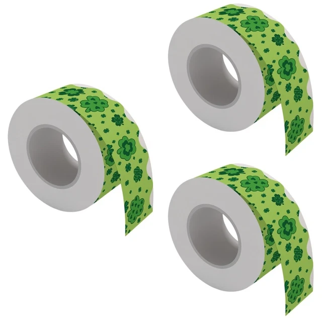 3 ROLLS IRISH Border Sticker Bulletin Board Stickers Billboard £27.95 ...