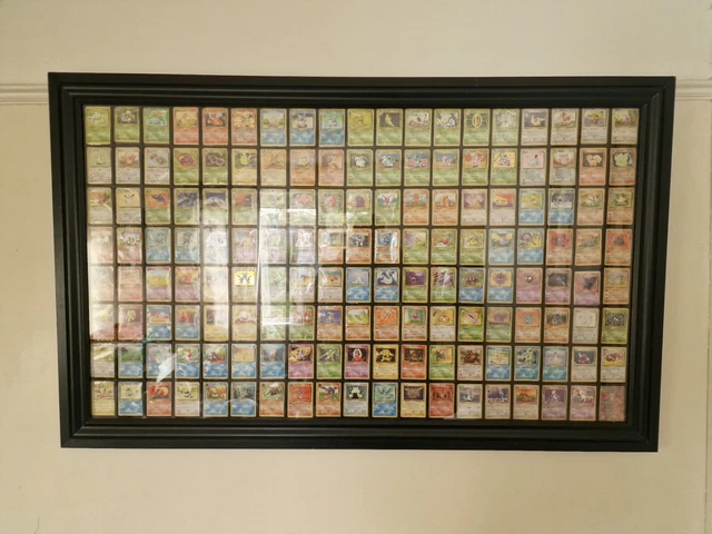 COMPLETE 151 POKÉMON Cards, 1999, WOTC In Custom Frame EUR 1.171,25 ...