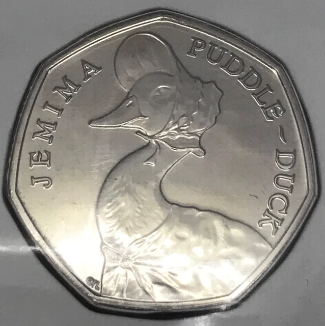 BEATRIX POTTER 50P Coin - In Original Royal Mint Packet - Jemima Puddle Duck. £3.00 - PicClick UK