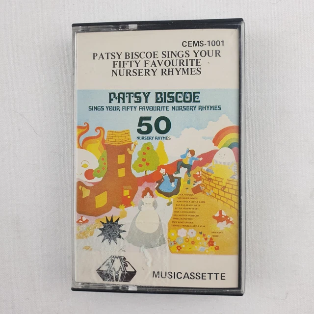 PATSY BISCOE - 'Sings Your Fifty Favourite Nursery Rhymes' Cassette ...