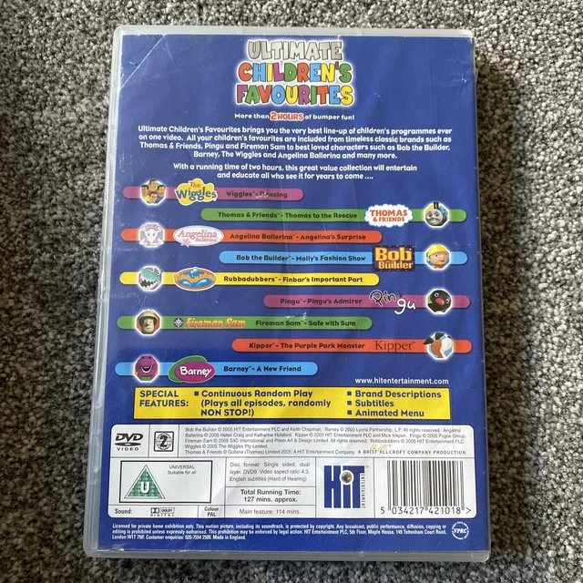 ULTIMATE CHILDREN'S FAVOURITES DVD Children (2005) Barney Wiggles Pingu ...