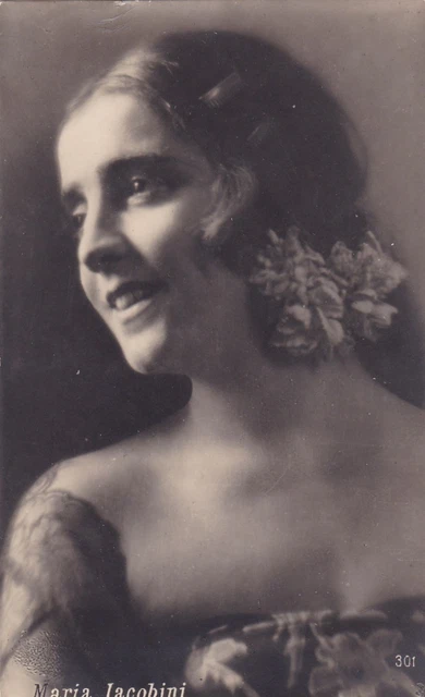 CARTOLINA ATTORI/ACTORS CINEMA/MOVIE MARIA IACOBINI Ed. Ballerini anni ...
