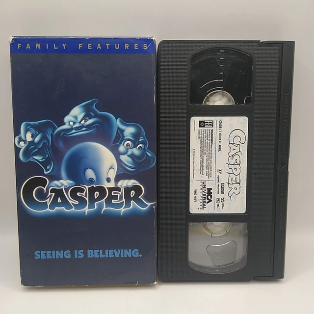 CASPER (VHS, 1995) Christina Ricci, Bill Pullman, Cathy Moriarty EUR 11 ...