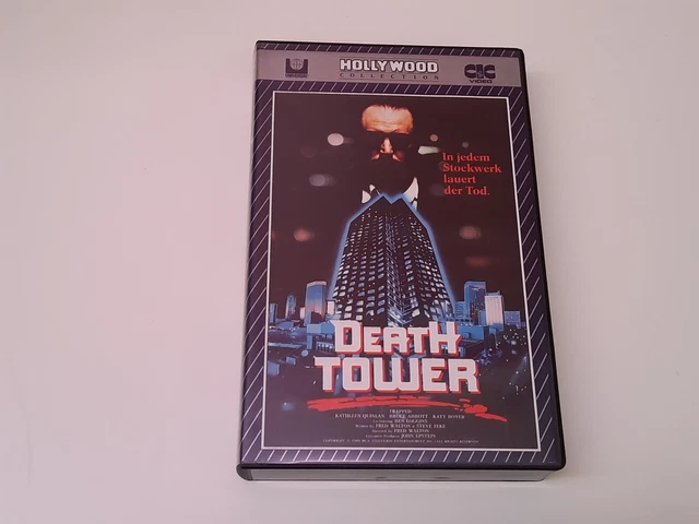 DEATH TOWER 1989 Uncut VHS German PAL CIC Video Bruce Abbott Trapped EUR 14,99 - PicClick DE