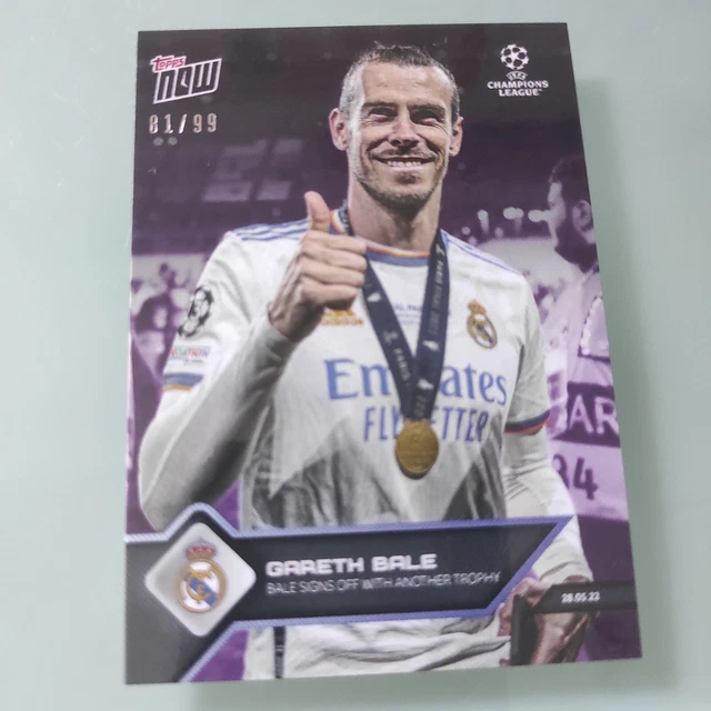TOPPS NOWS #165 Bale Real Madrid /99 Real Madrid EUR 24,99 - PicClick FR