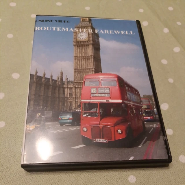 ROUTEMASTER FAREWELL DVD: London's Red Buses Crews Passengers 159 Bus ...