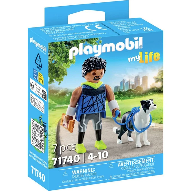 PLAYMOBIL® MY LIFE Jogger avec Border Collie 71740 EUR 15,98 - PicClick FR